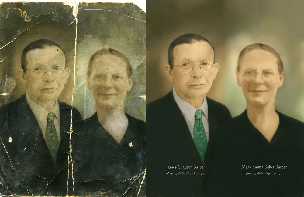 Color Restoration of Family Photo | Lem Lynch Photography